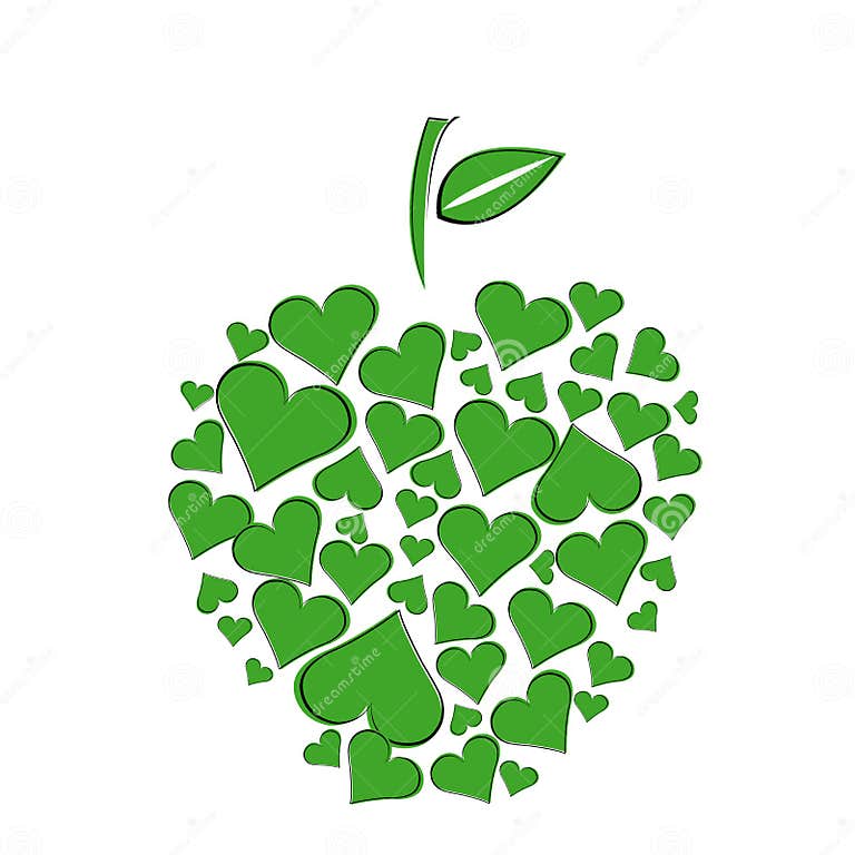 Apple icon stock vector. Illustration of apple, concept - 79410564