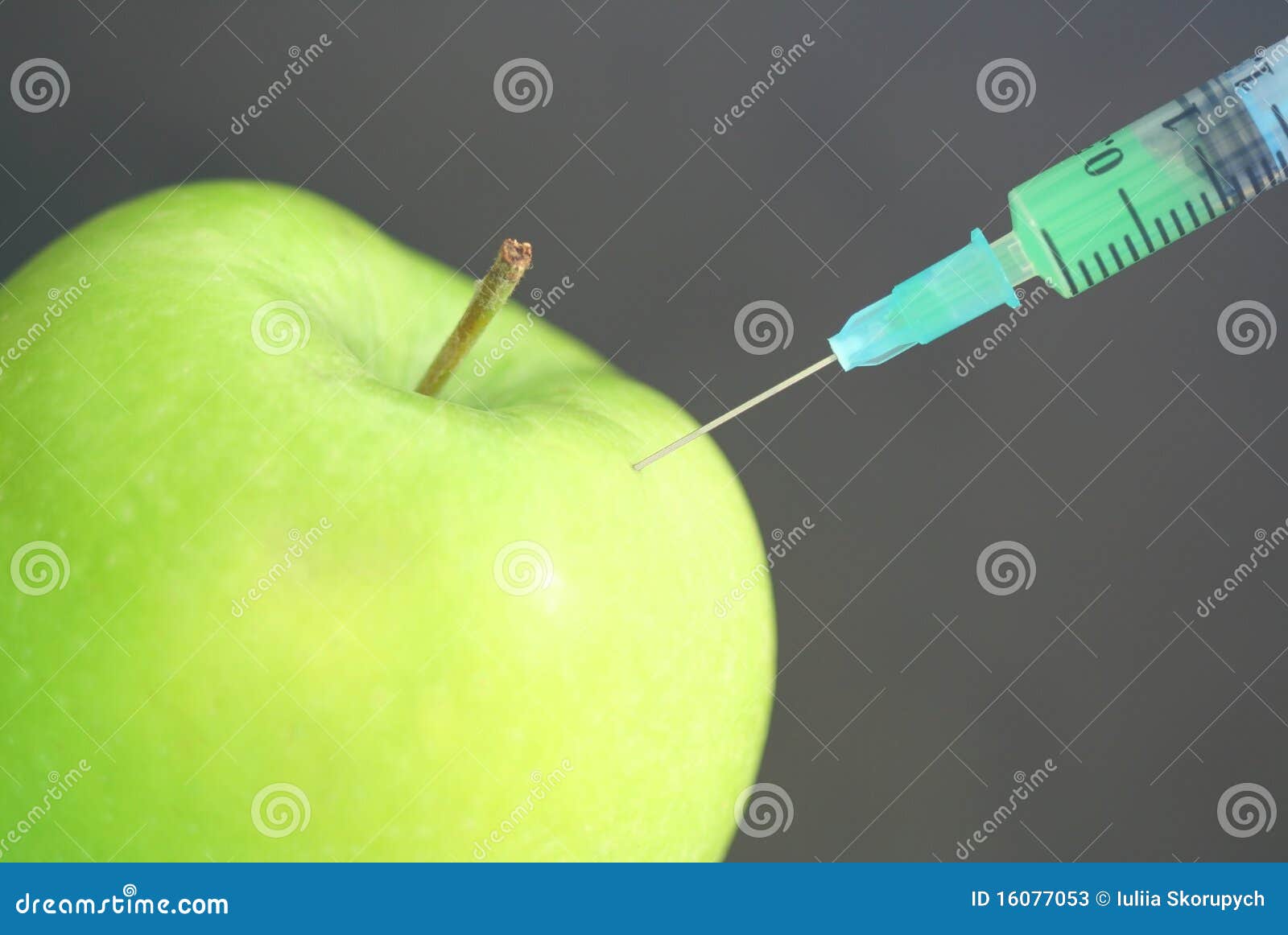 Apple injection stock image. Image of apple, chemistry - 16077053