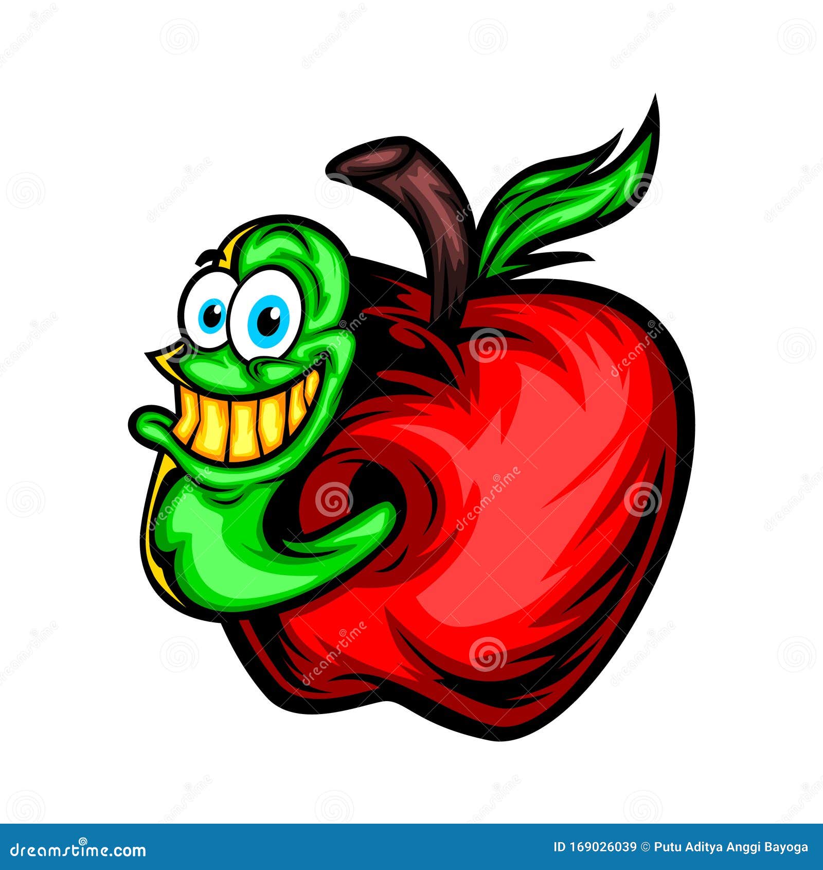 Apple Invader stock vector. Illustration of design, vector - 169026039