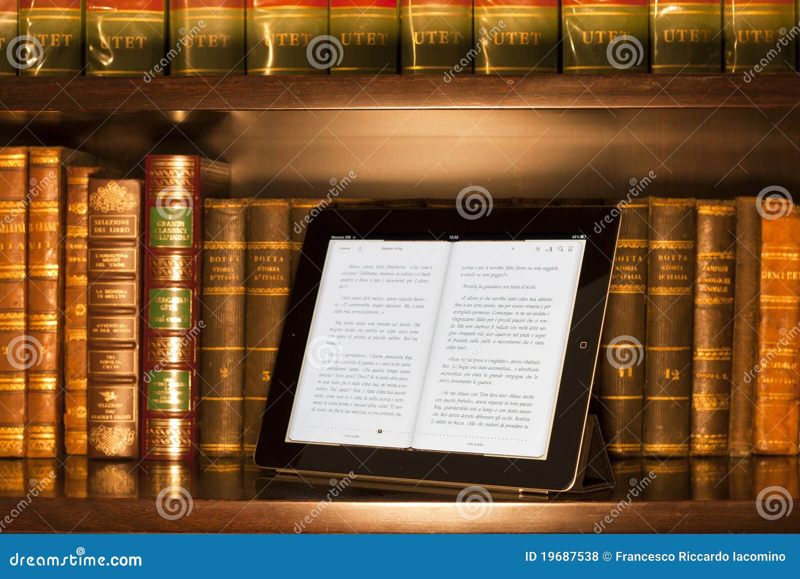 Apple Ipad 2 in a Library, Warm Colors Editorial Stock Photo - Image of ...