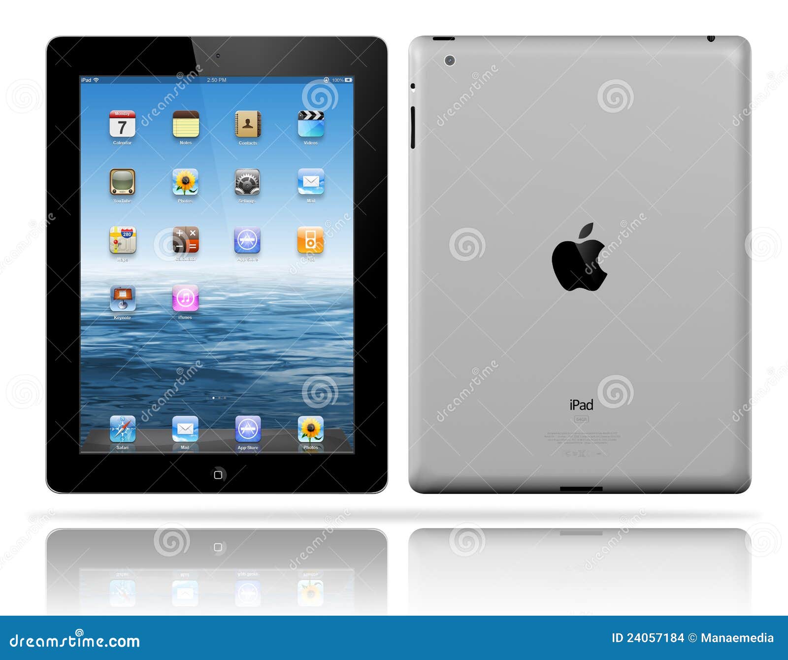 Apple iPad 3 black editorial stock image. Image of retina - 24057184