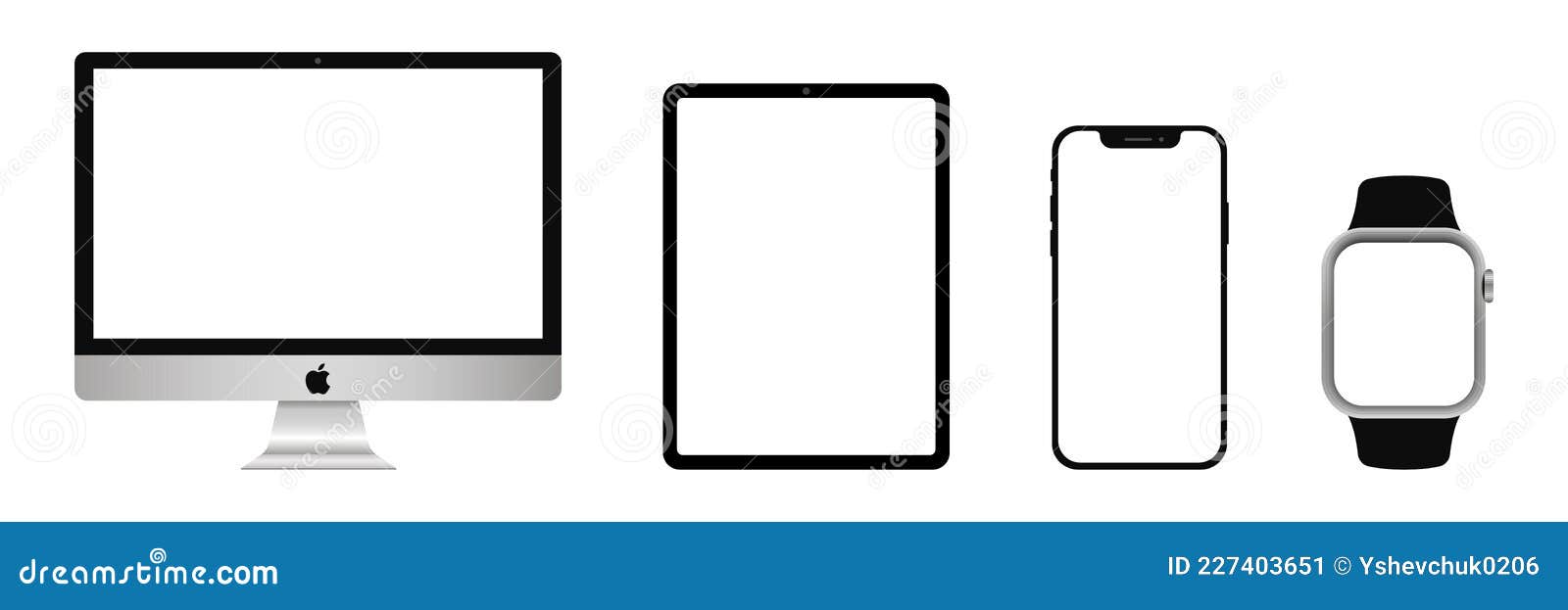 Imac Ipad Iphone Vector