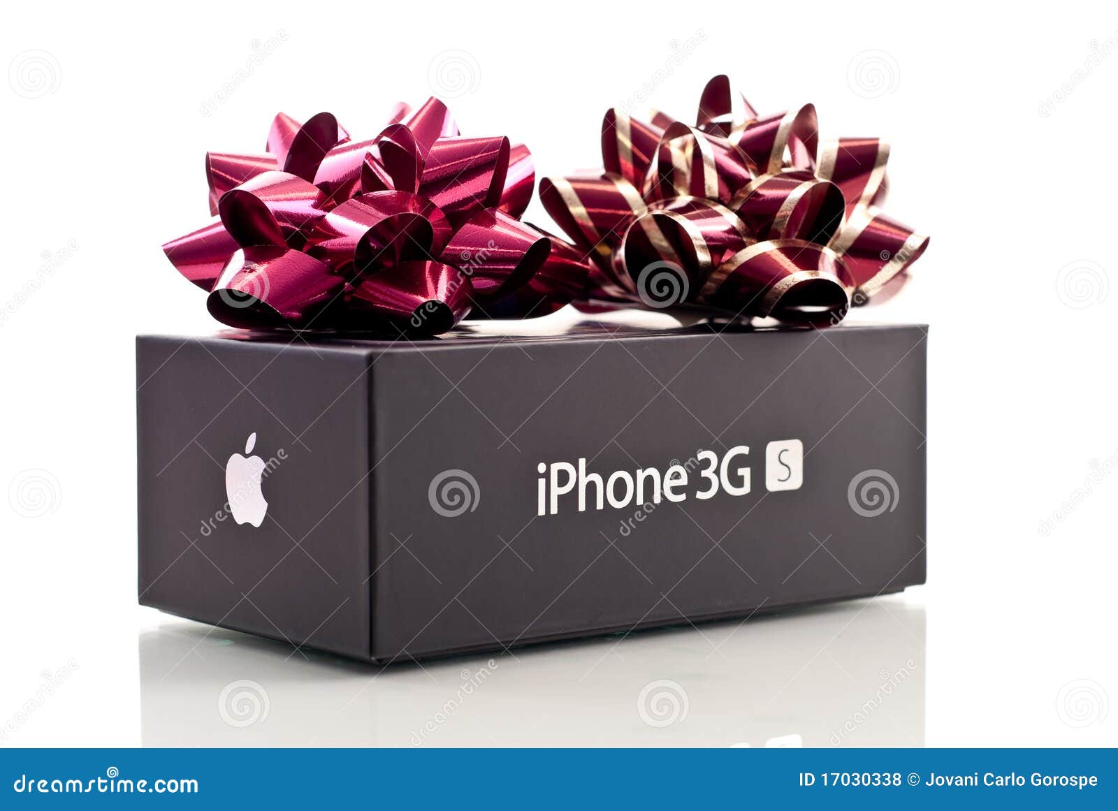 Apple IPhone 3GS Christmas Gift Editorial Stock Photo - Image of gift ...