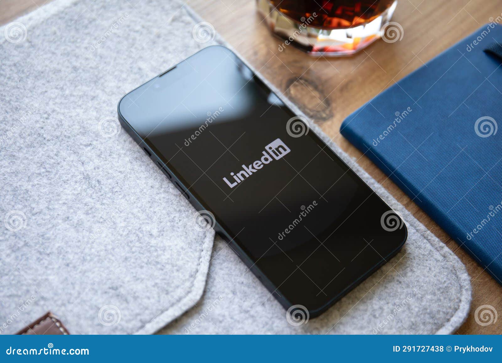 Apple IPhone 14 with App LinkedIn on the Screen Editorial Stock Photo ...