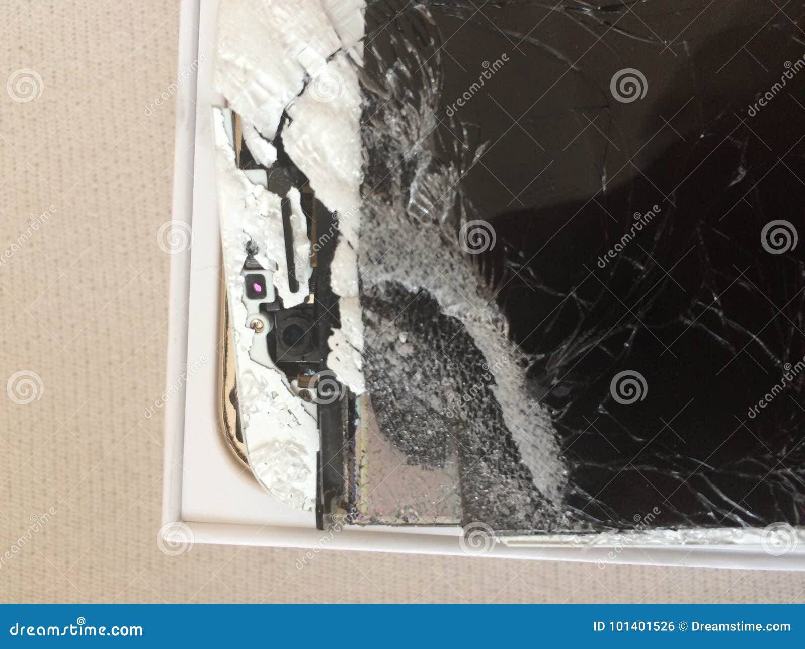 Apple iphone glass stock photo. Image of raplusmn, crash - 101401526
