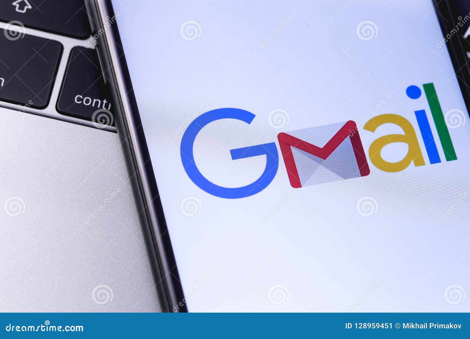 Gmail Logo On Computer Screen Editorial Image | CartoonDealer.com ...