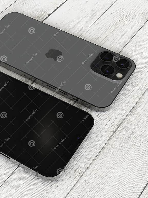 Apple IPhone 13 Pro Max Graphite, Front and Back Sides Comparison ...