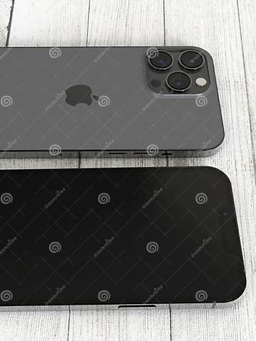 Apple IPhone 13 Pro Max Graphite, Front and Back Sides Comparison ...