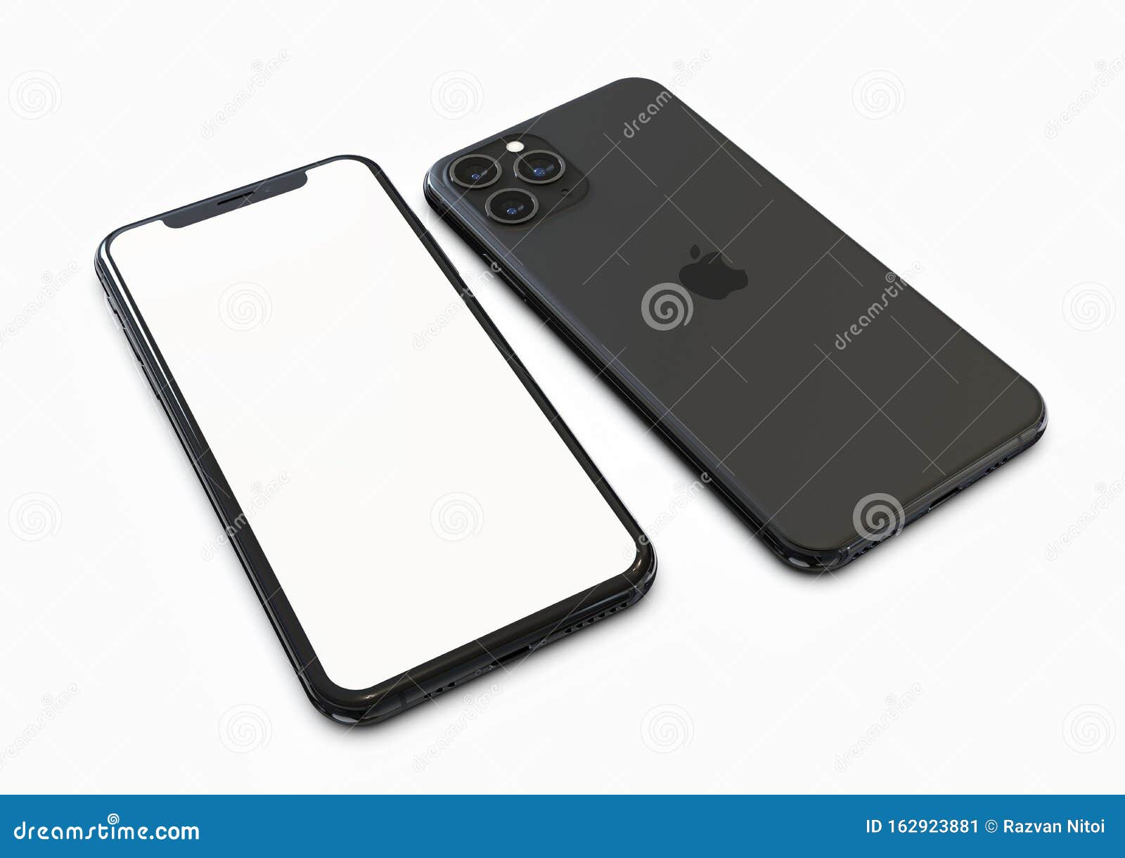 Apple IPhone 11 Pro Space Grey, 2019, Front & Back Editorial Photo ...