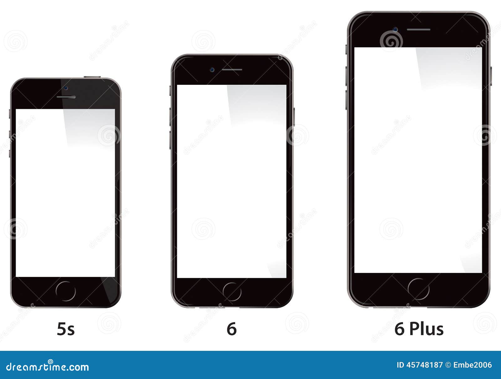 Apple iPhone 5s 6 Plus editorial photography. Illustration of ...