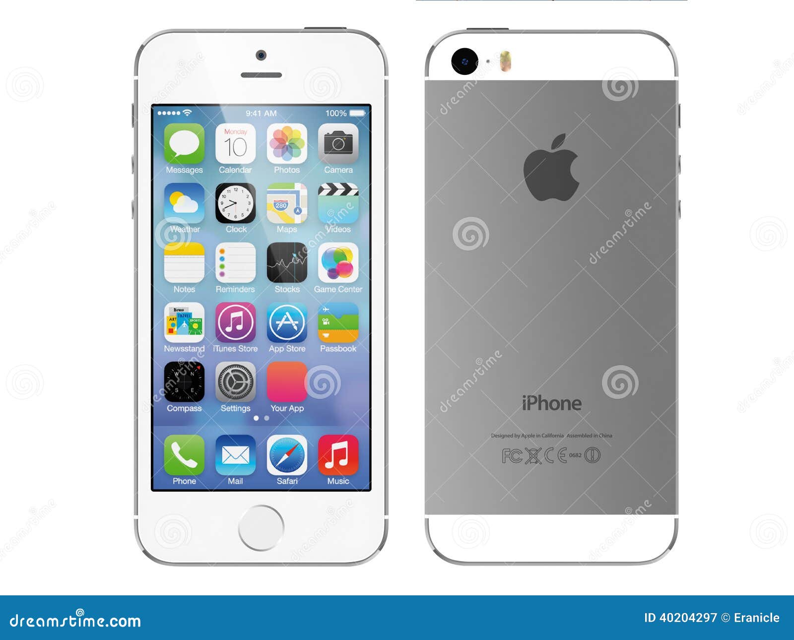 White Iphone 5 Back