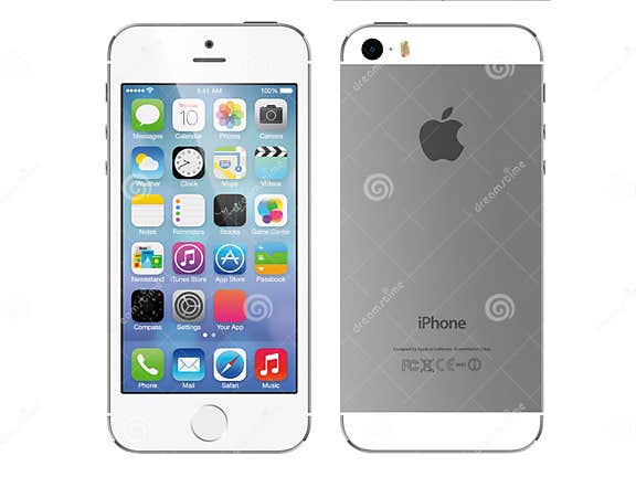 Apple iphone 5s editorial photography. Illustration of display - 40204297