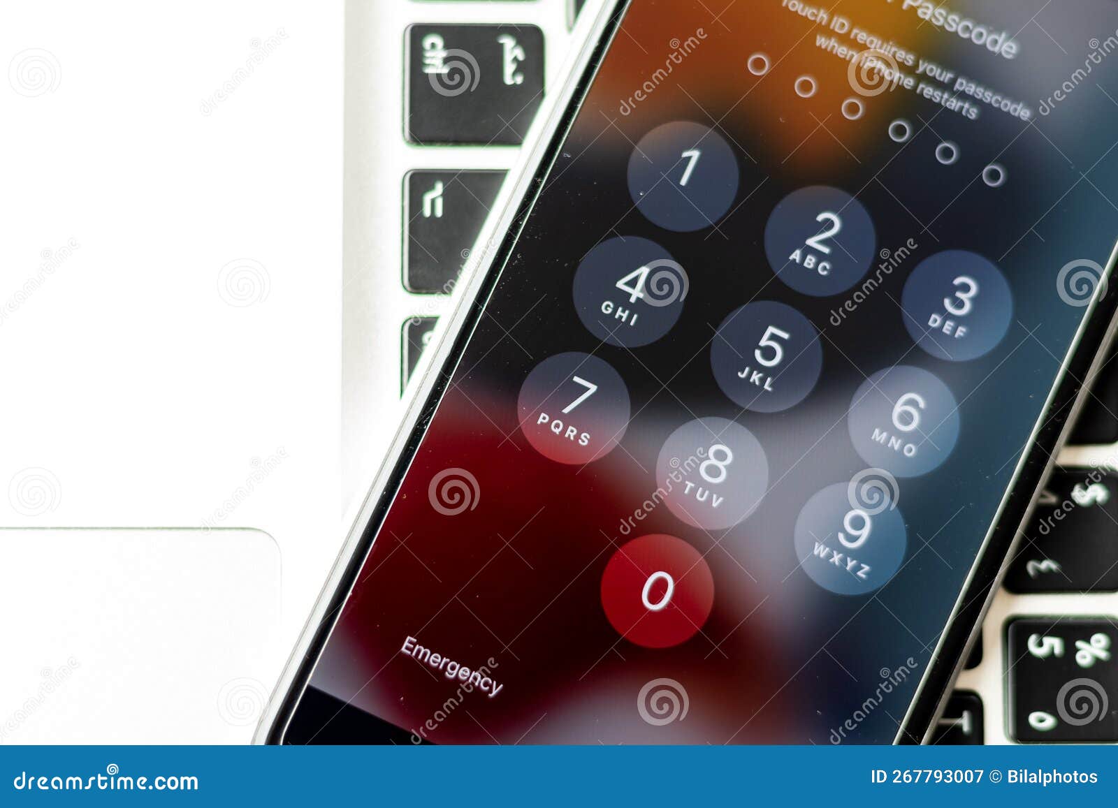 Apple IPhone Touchscreen Mobile Need Pass Code To Enter. January 23 ...