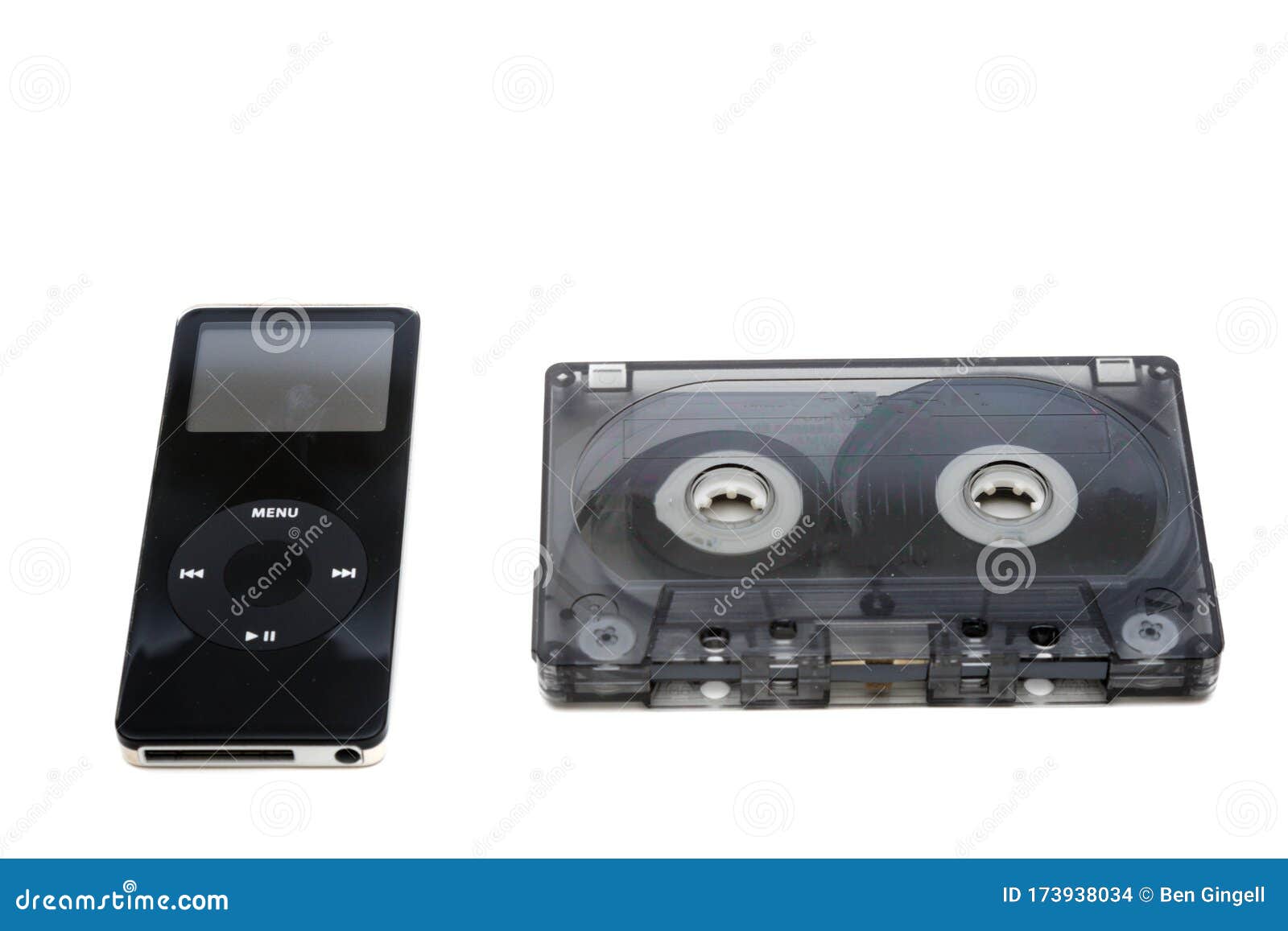 An Apple Ipod Nano and a Cassette Editorial Stock Image - Image of nano ...