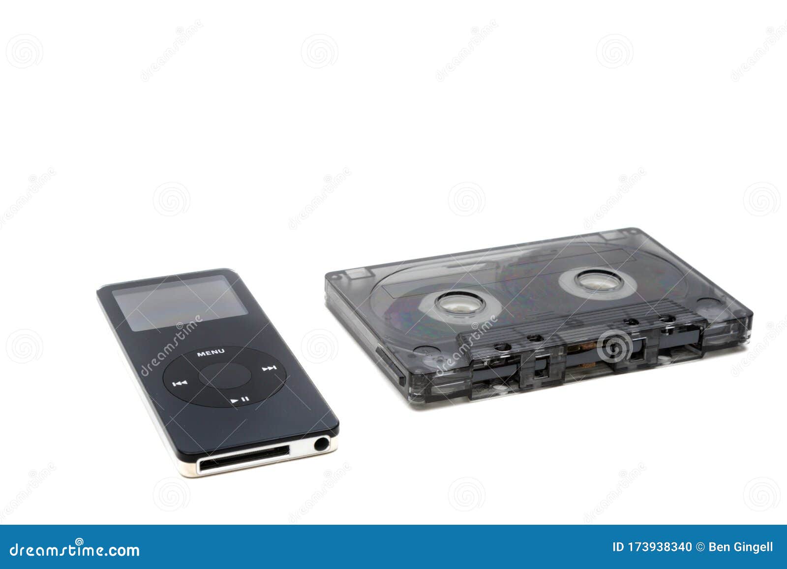 An Apple Ipod Nano and a Cassette Editorial Image - Image of music ...