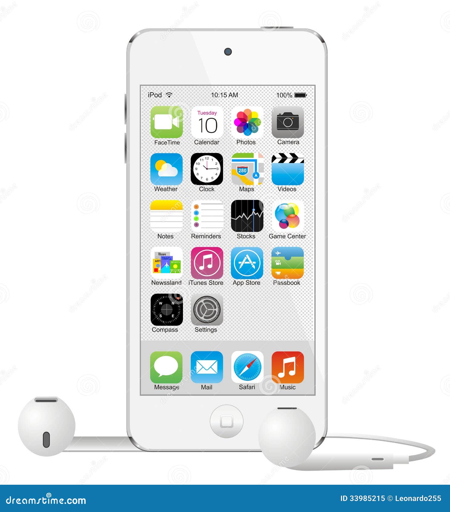 Apple iPod touch editorial image. Illustration of button - 33985215