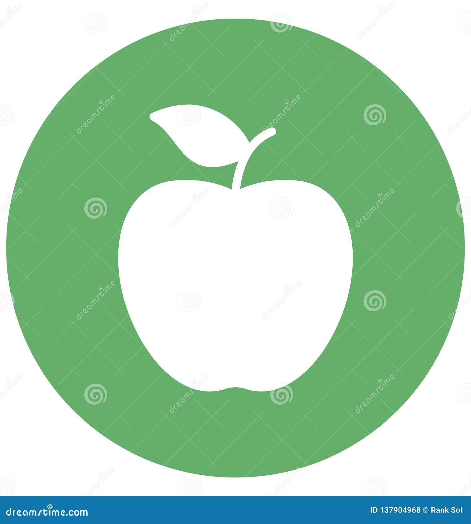 Apple Isolated Vector Icon that Can Be Easily Modified or Edit Stock ...