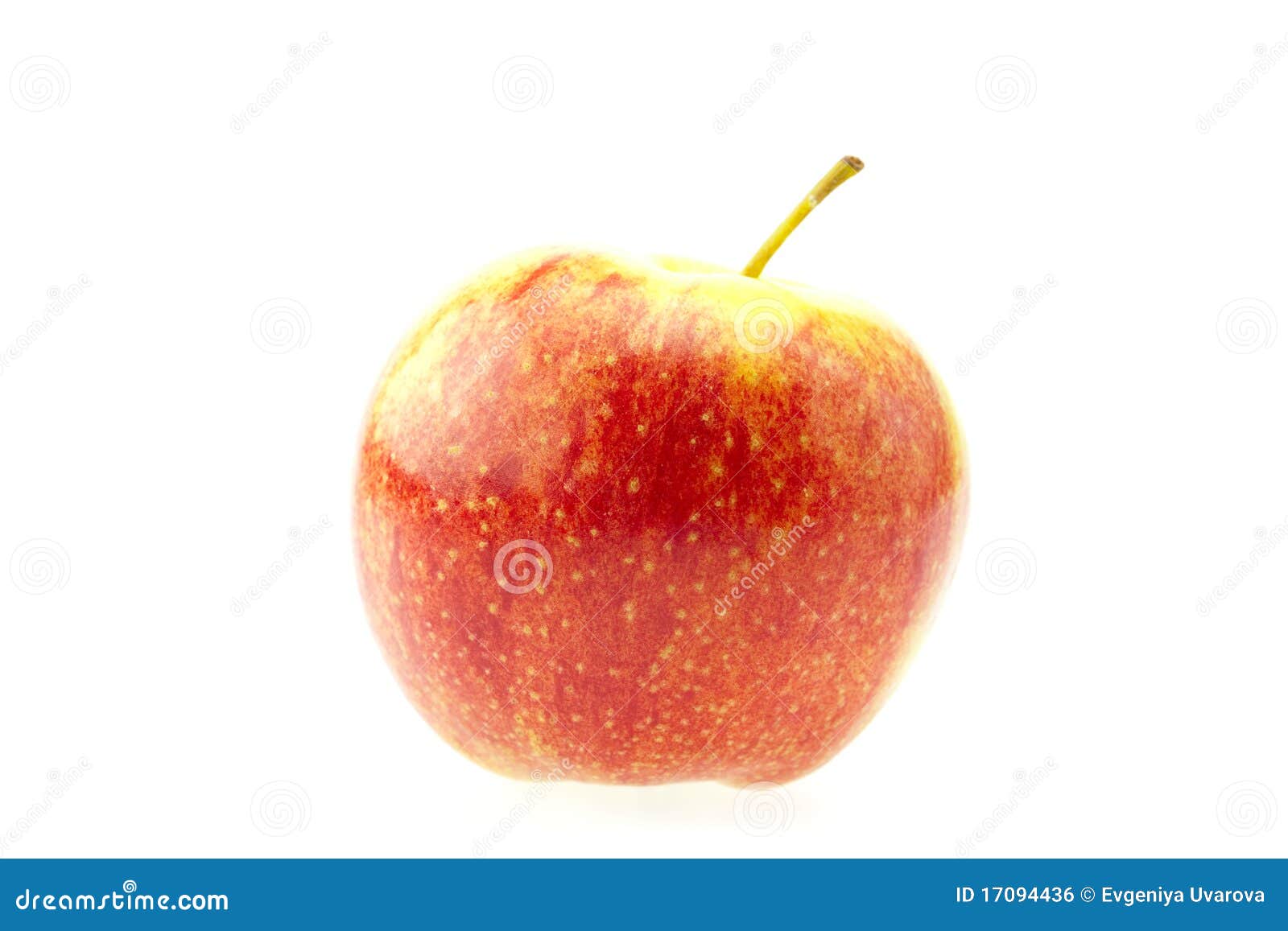 Apple isolated on white stock photo. Image of bright - 17094436