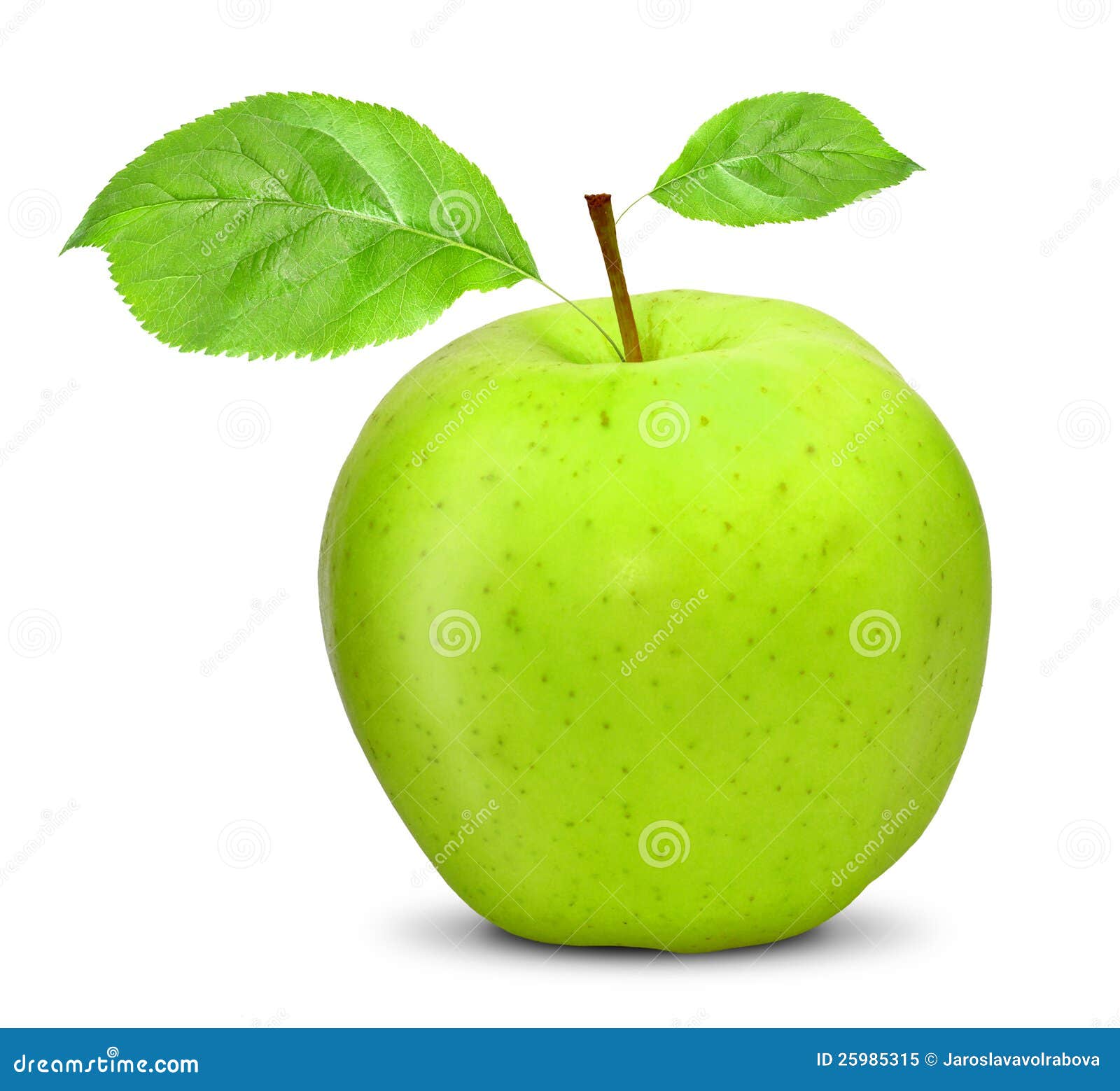 Apple isolated on white stock image. Image of food, vegetarian - 25985315