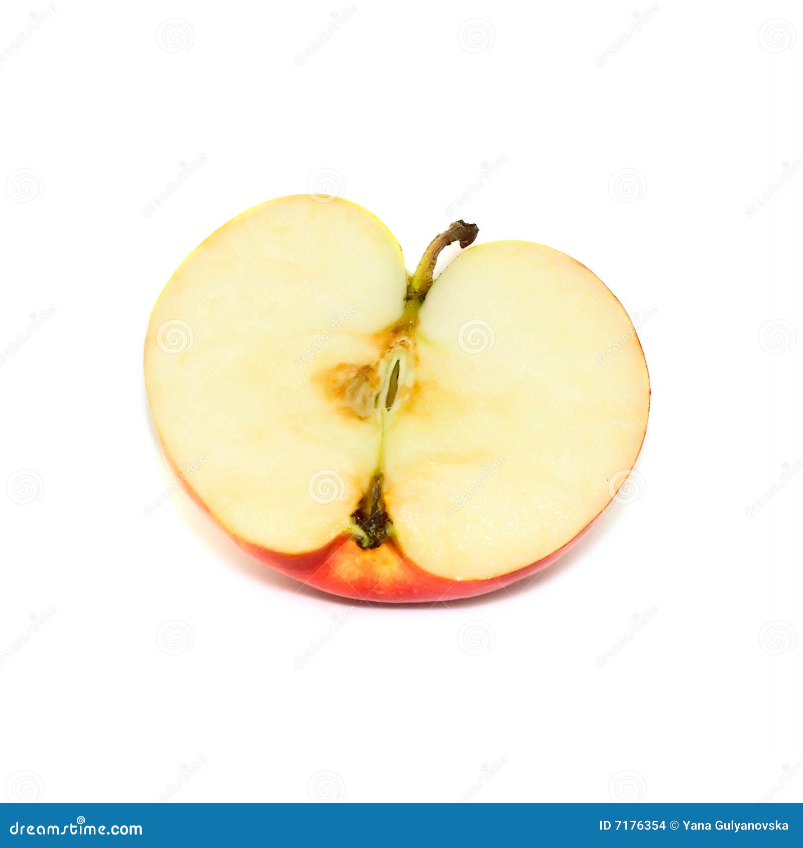 Apple isolated on white stock photo. Image of beauty, sweet - 7176354