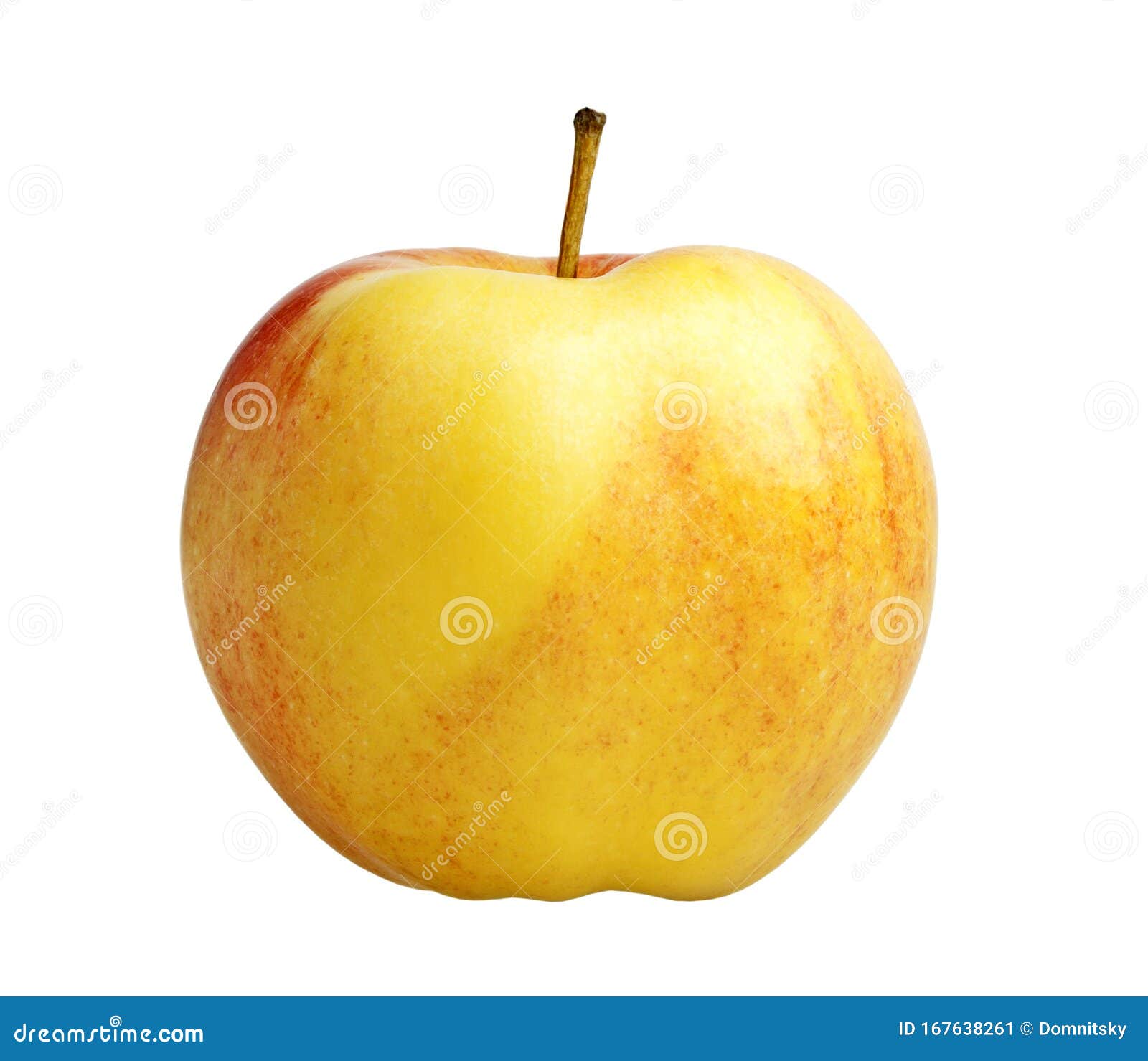Apple Isolated on a White Background Stock Image - Image of white ...