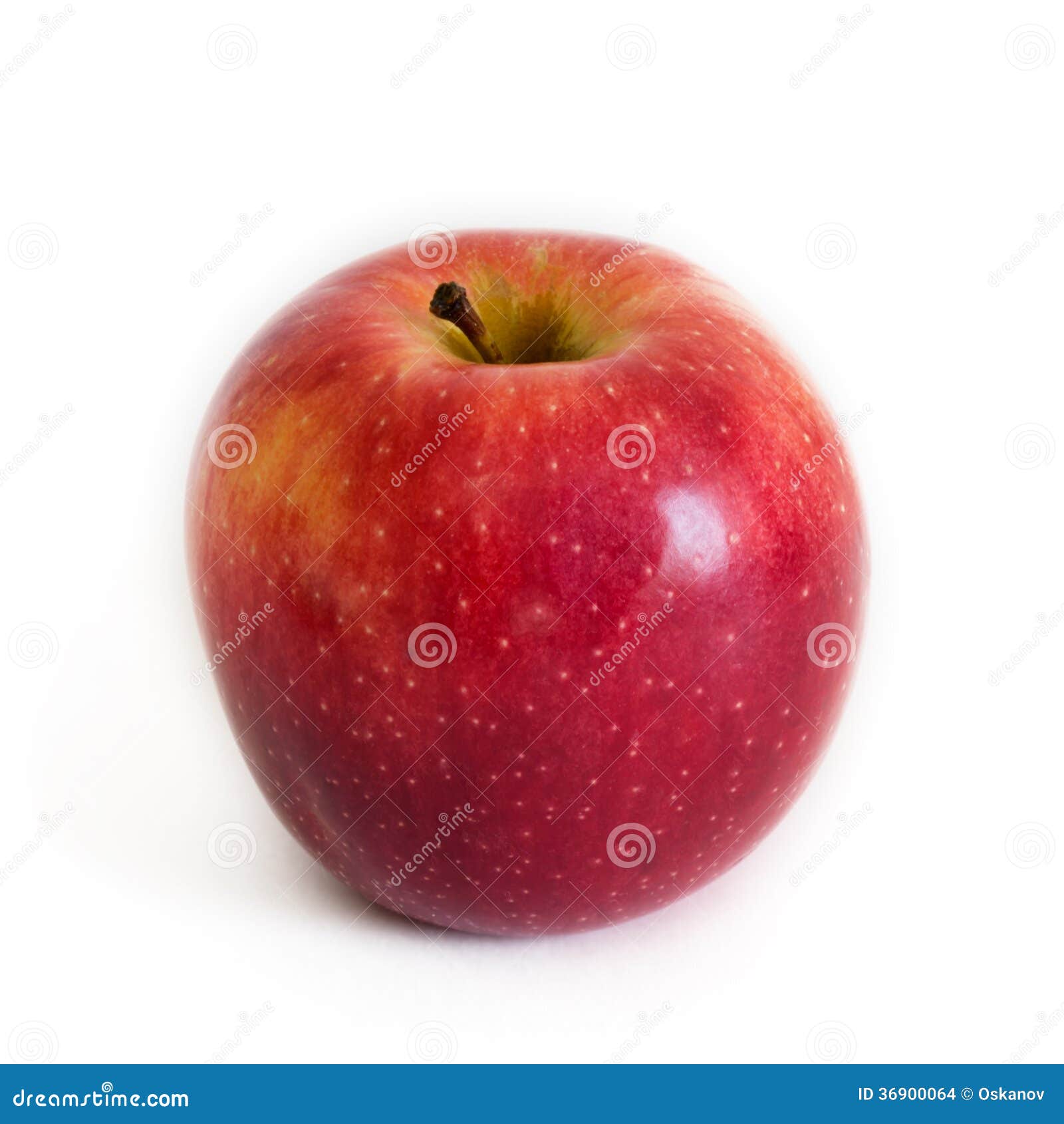 Apple Isolated on White Background Stock Photo - Image of apple, fruits ...