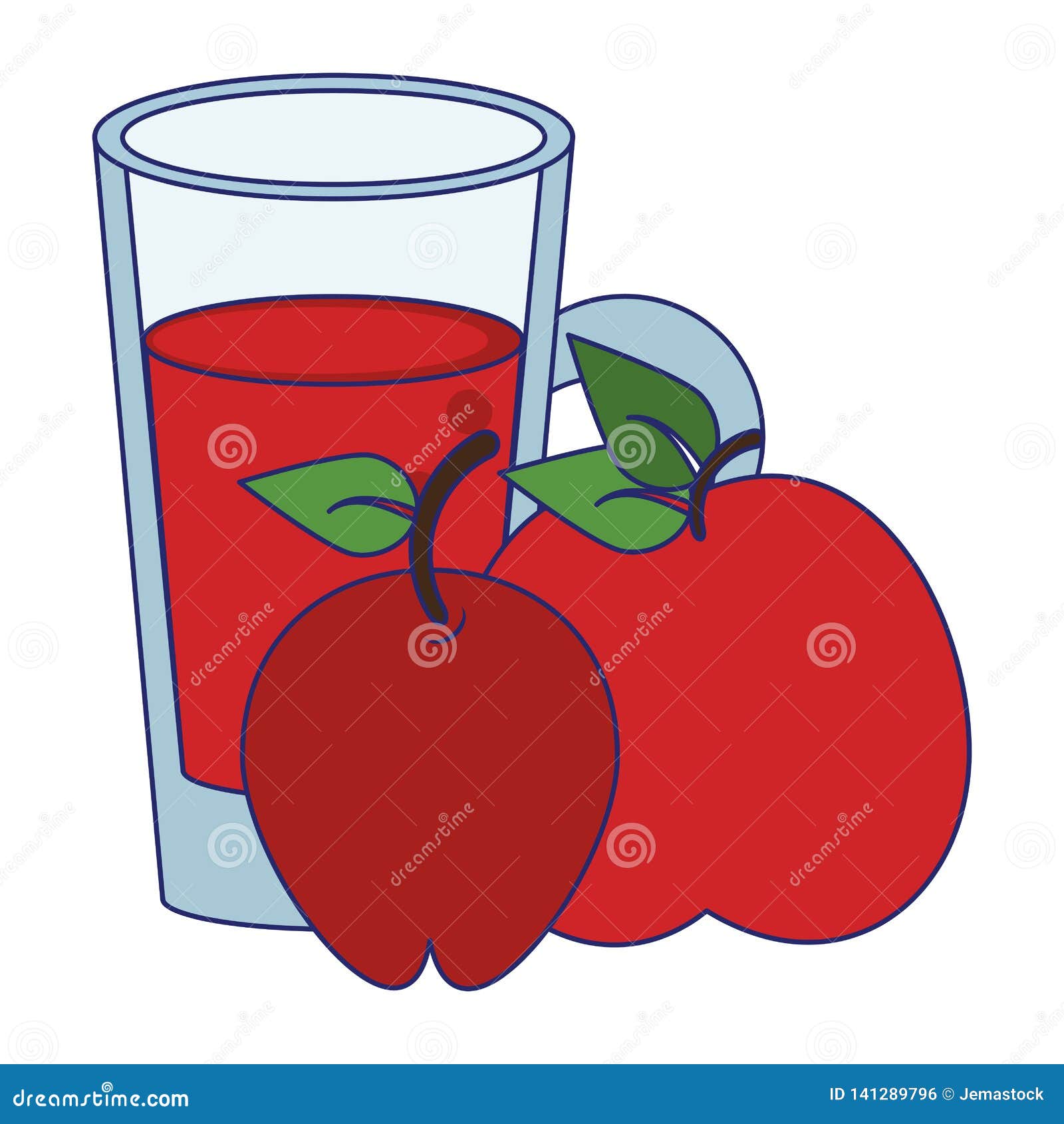 Apple juice cup drink stock vector. Illustration of assortment - 141289796