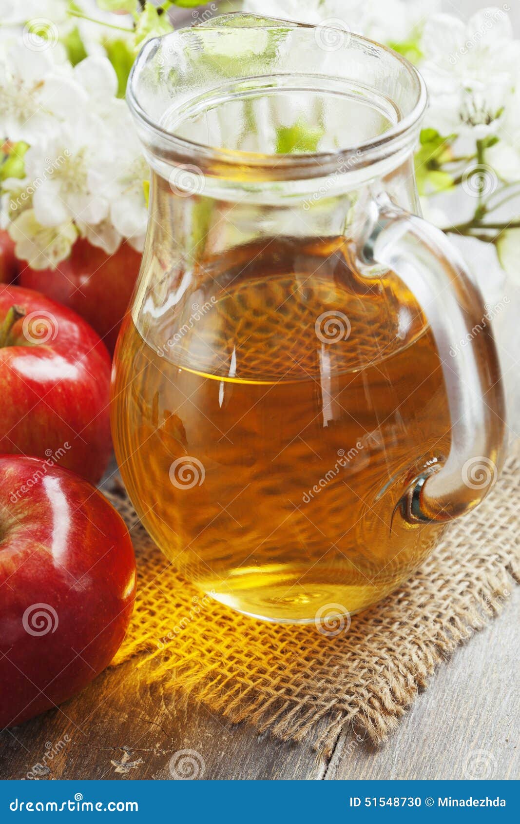 Apple juice stock photo. Image of wooden, drink, fresh - 51548730