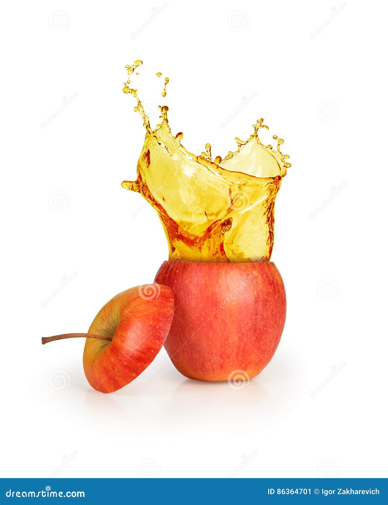 Apple juice splashing stock image. Image of expression - 86364701