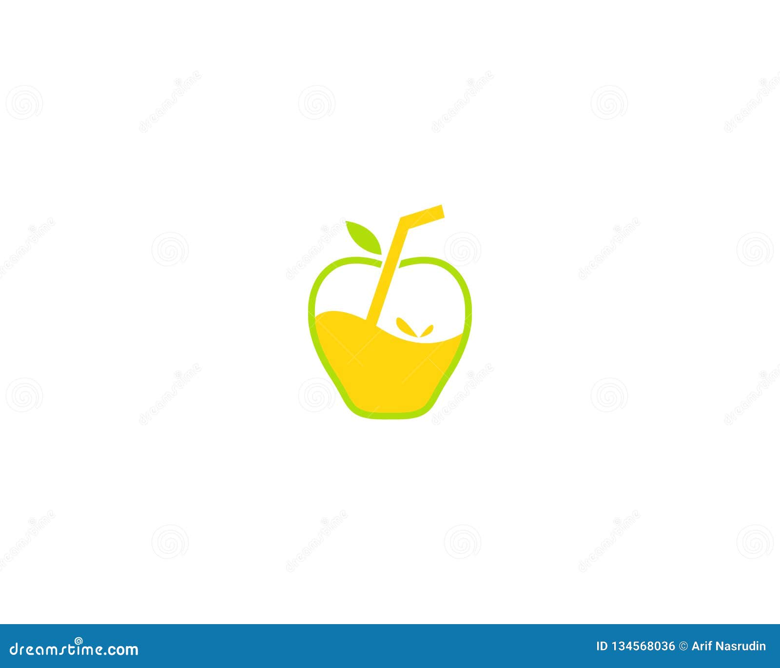 Apple Juice Vector Illustration Stock Illustration - Illustration of ...