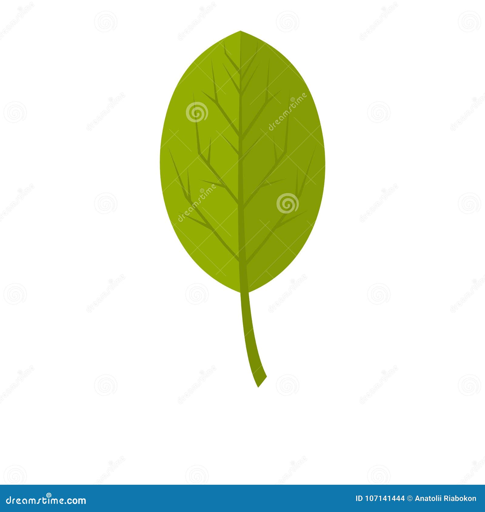 Apple Leaf Icon, Flat Style Stock Vector - Illustration of graphic ...