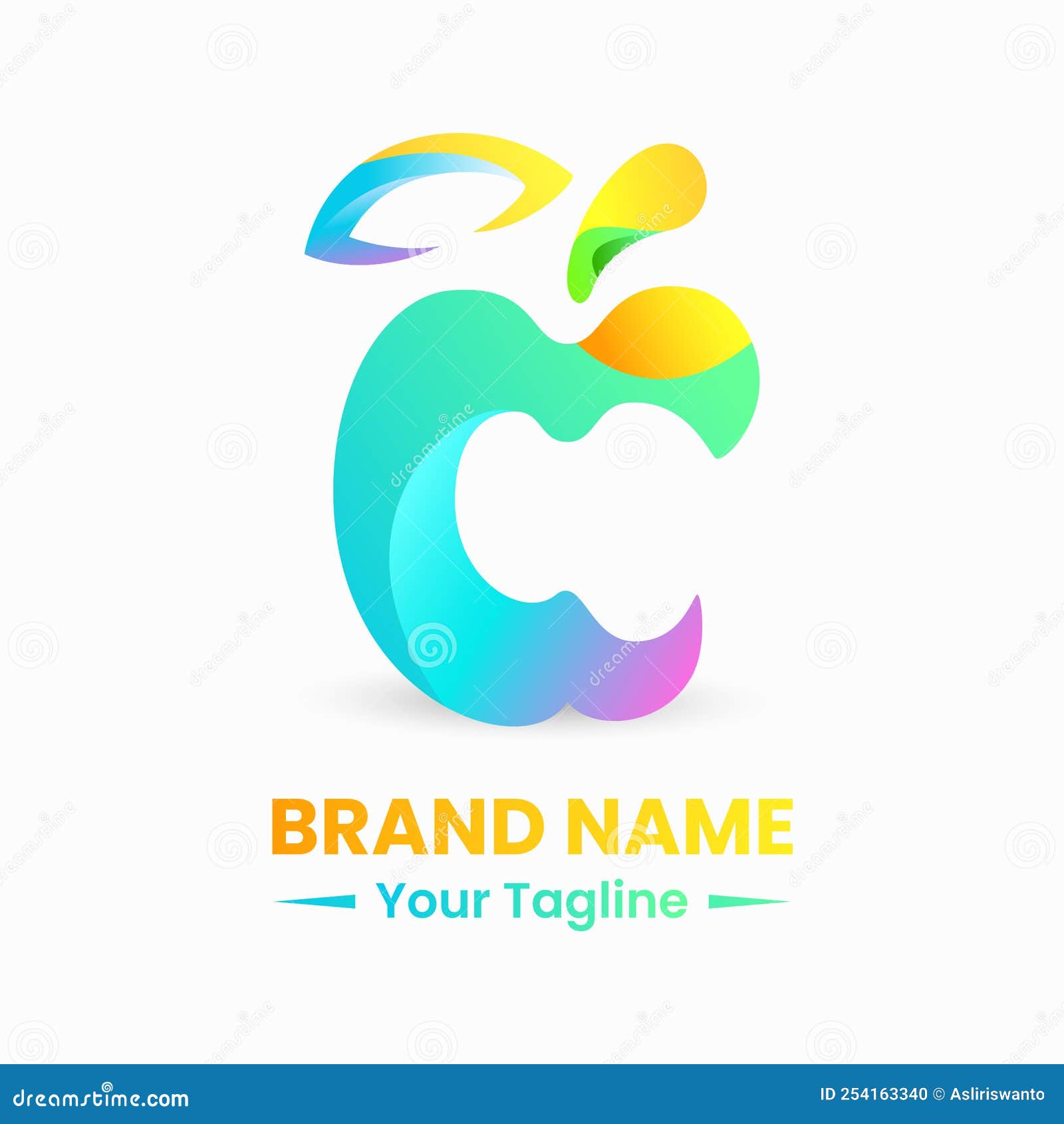Apple Logo. Modern, Colorful, Pictograms, Elegant and Clean Stock ...