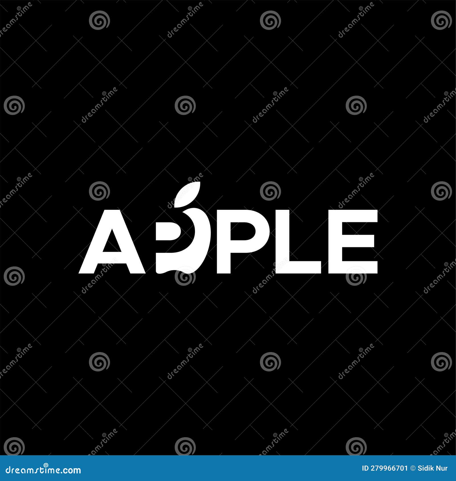 Apple logo editorial photo. Illustration of natural - 279966701