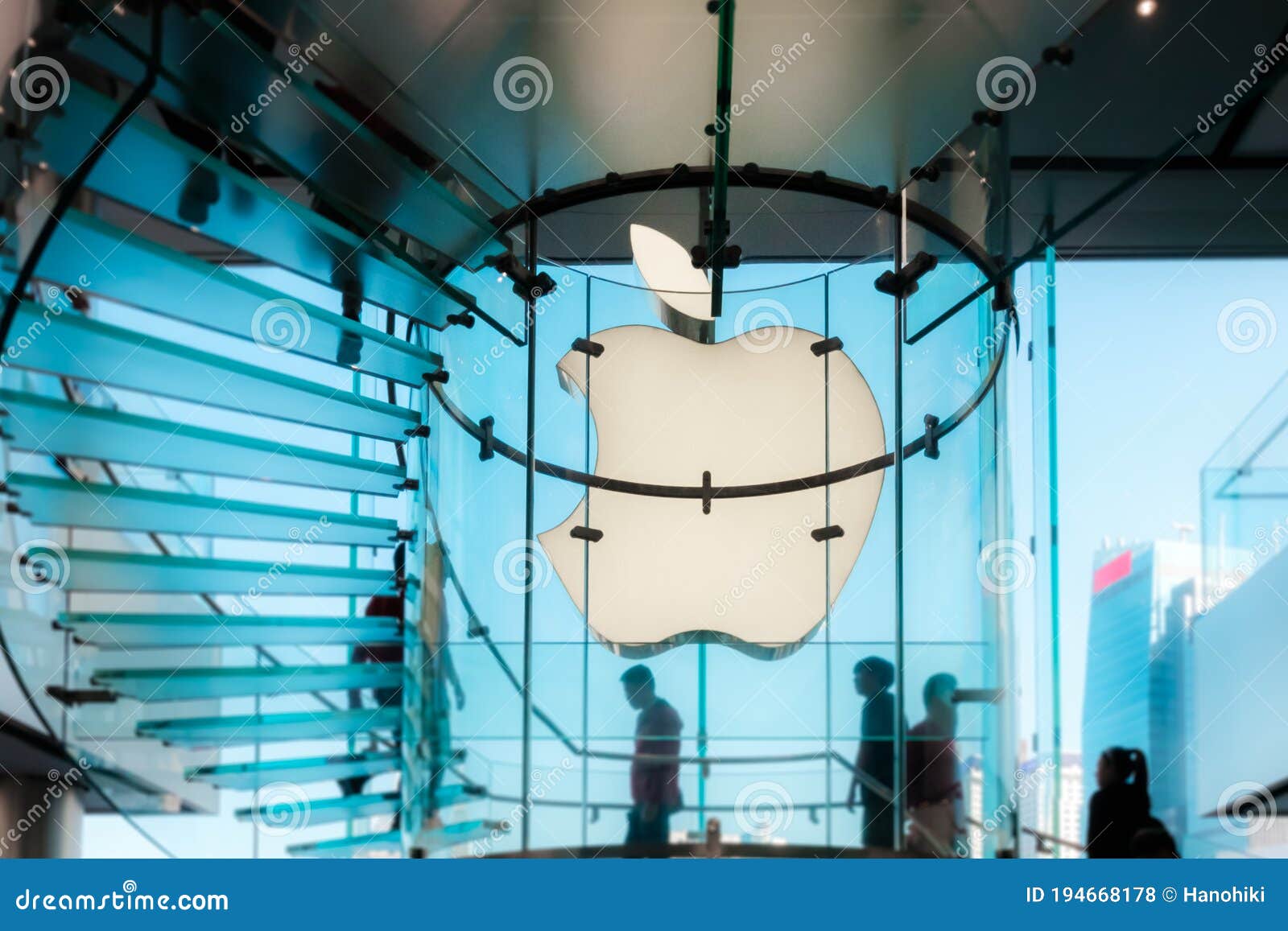 The Apple Logo in Apple Store Editorial Stock Photo - Image of ...