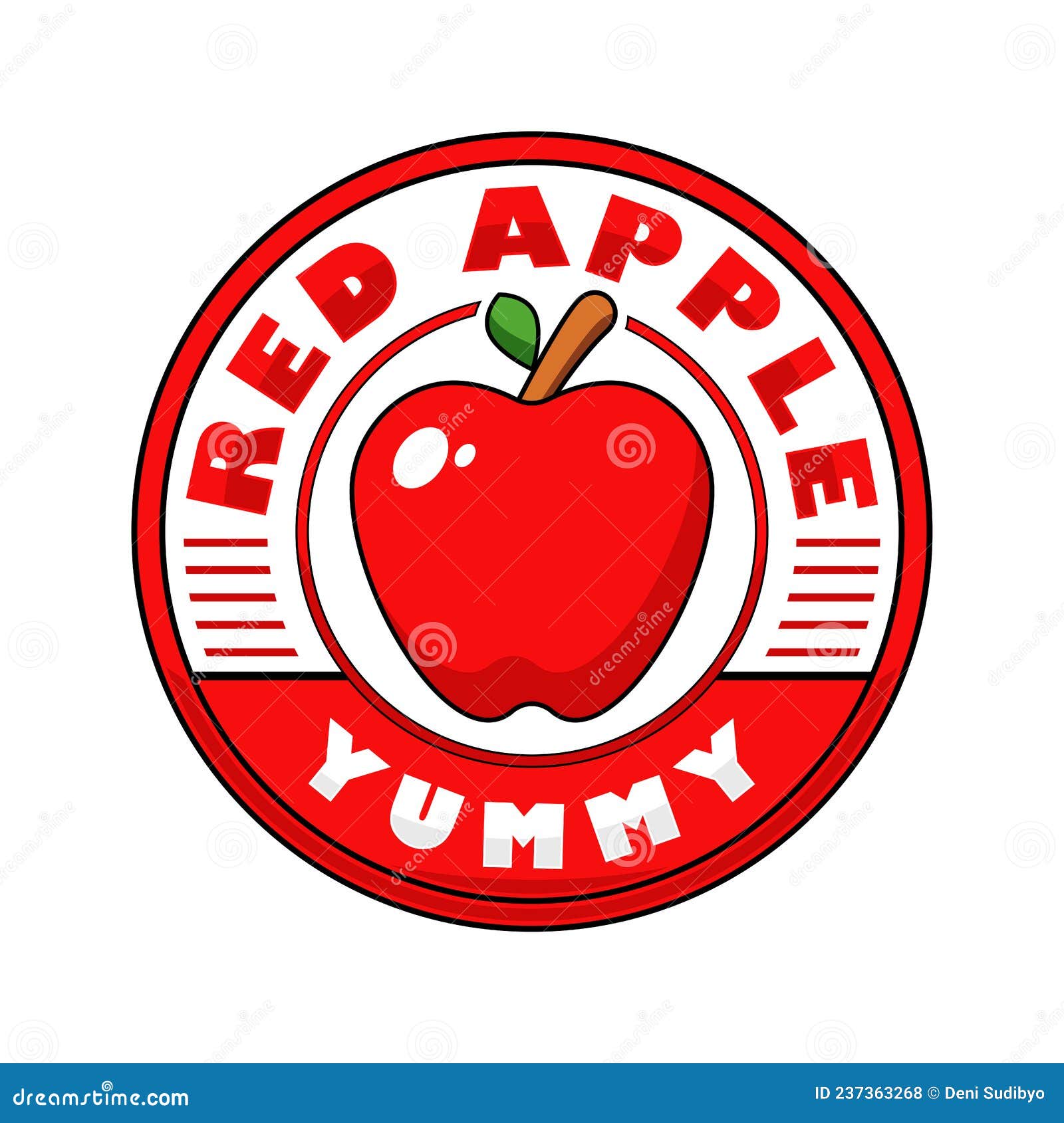 Apple Logo Vector Design Templates Stock Illustration - Illustration of ...