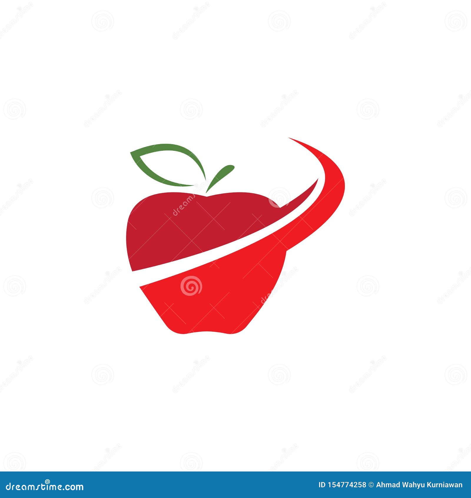 Apple logo vector stock vector. Illustration of cartoon - 154774258