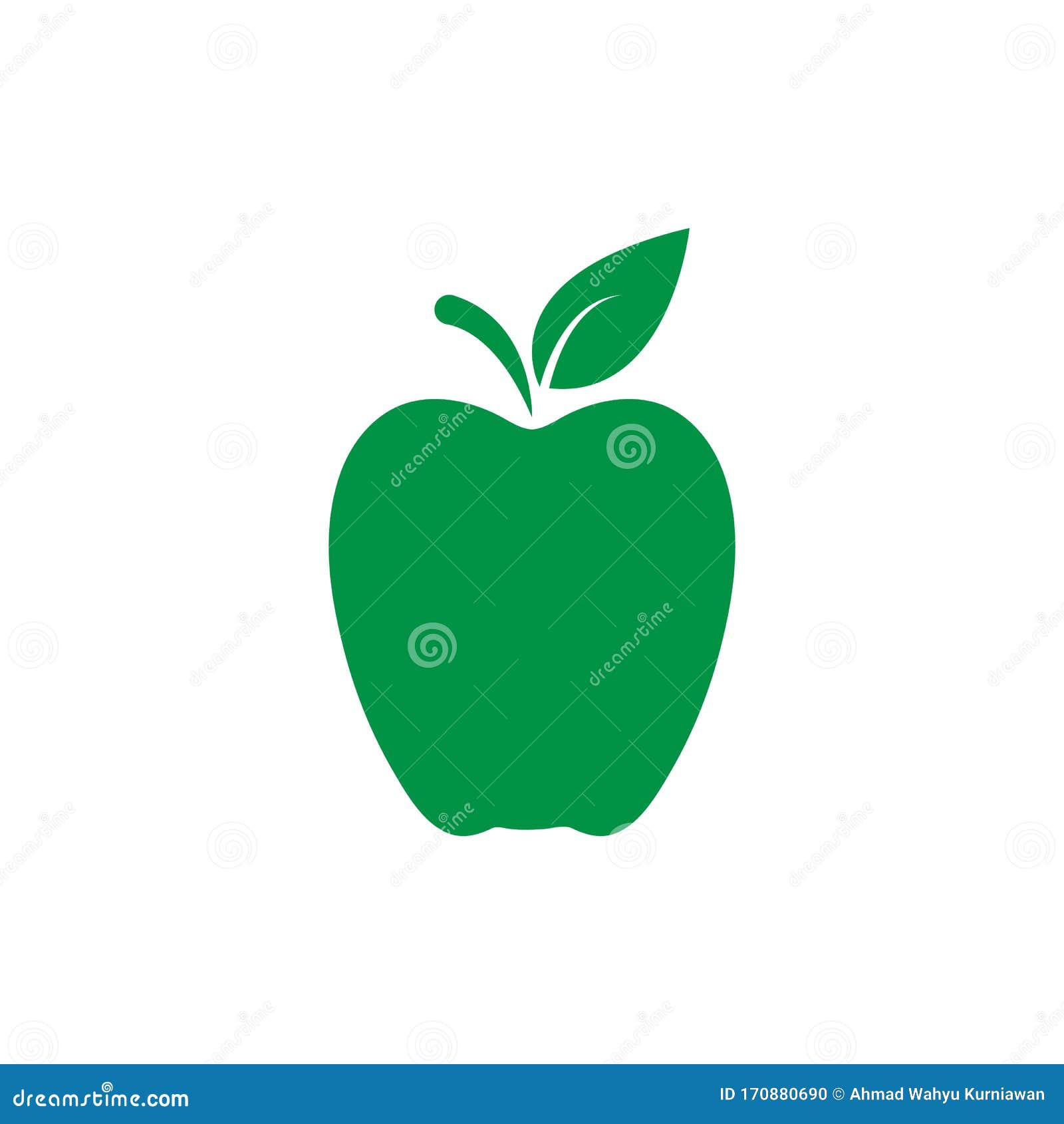 Apple logo vector stock vector. Illustration of nature - 170880690