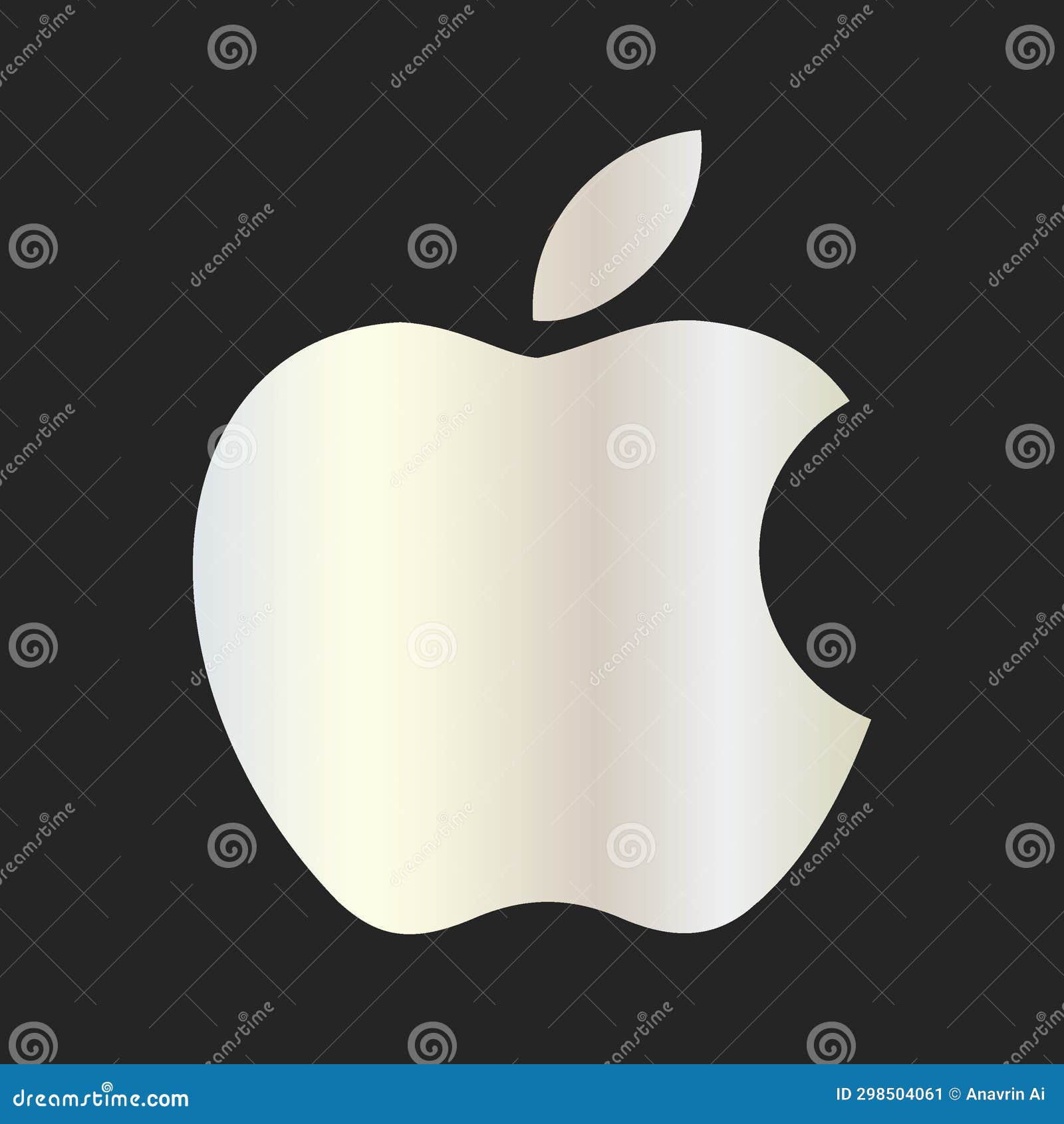 White Apple Logo Vector