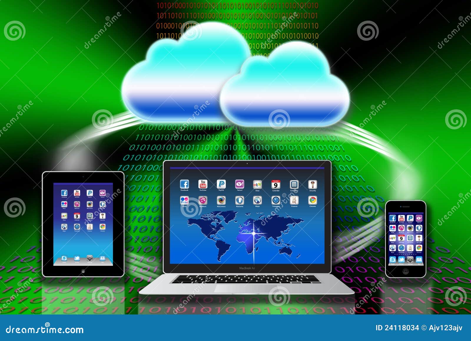 Apple Mac iCloud data apps editorial stock image. Illustration of pals ...