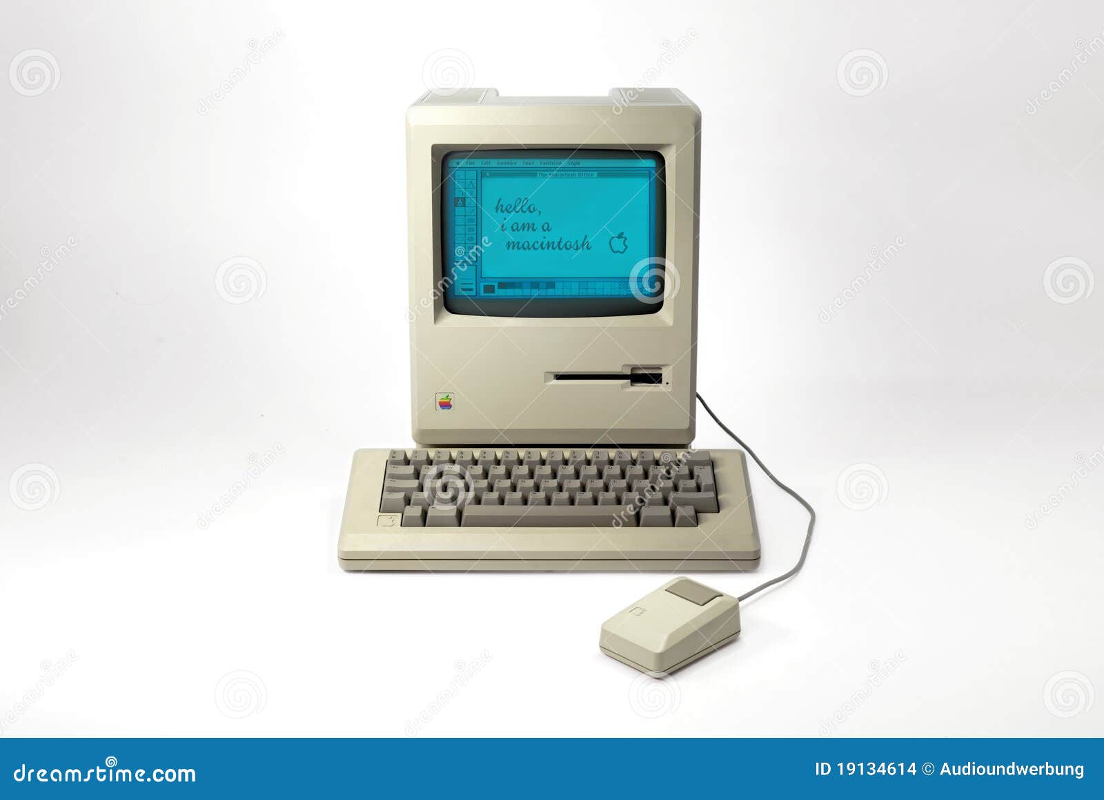 Apple Macintosh 128k editorial stock image. Image of computers - 19134614