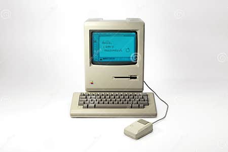 Apple Macintosh 128k editorial stock image. Image of computers - 19134614