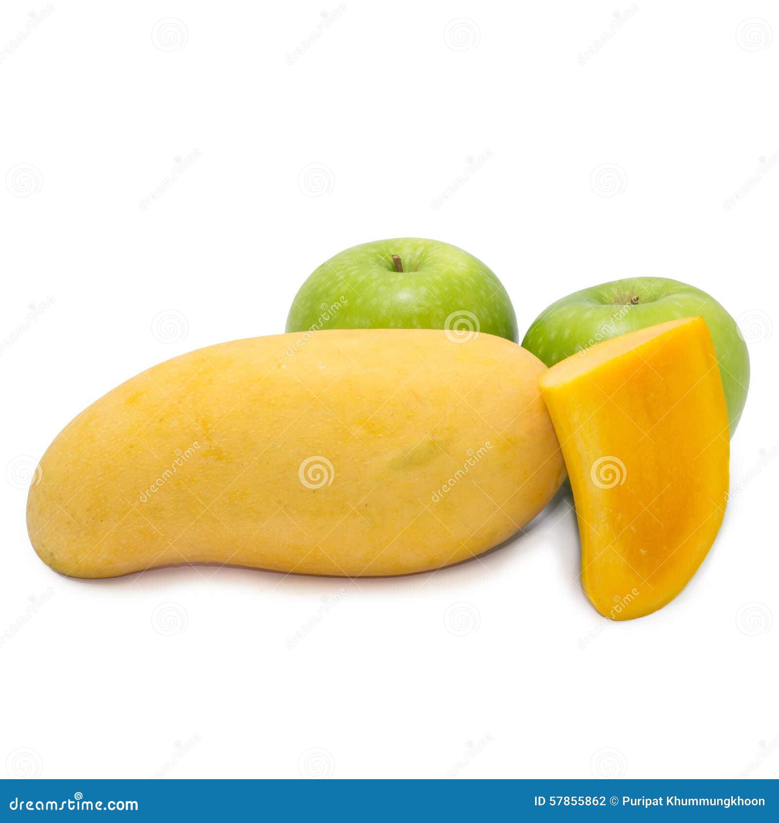 Apple and Mango stock photo. Image of leaf, freshness - 57855862