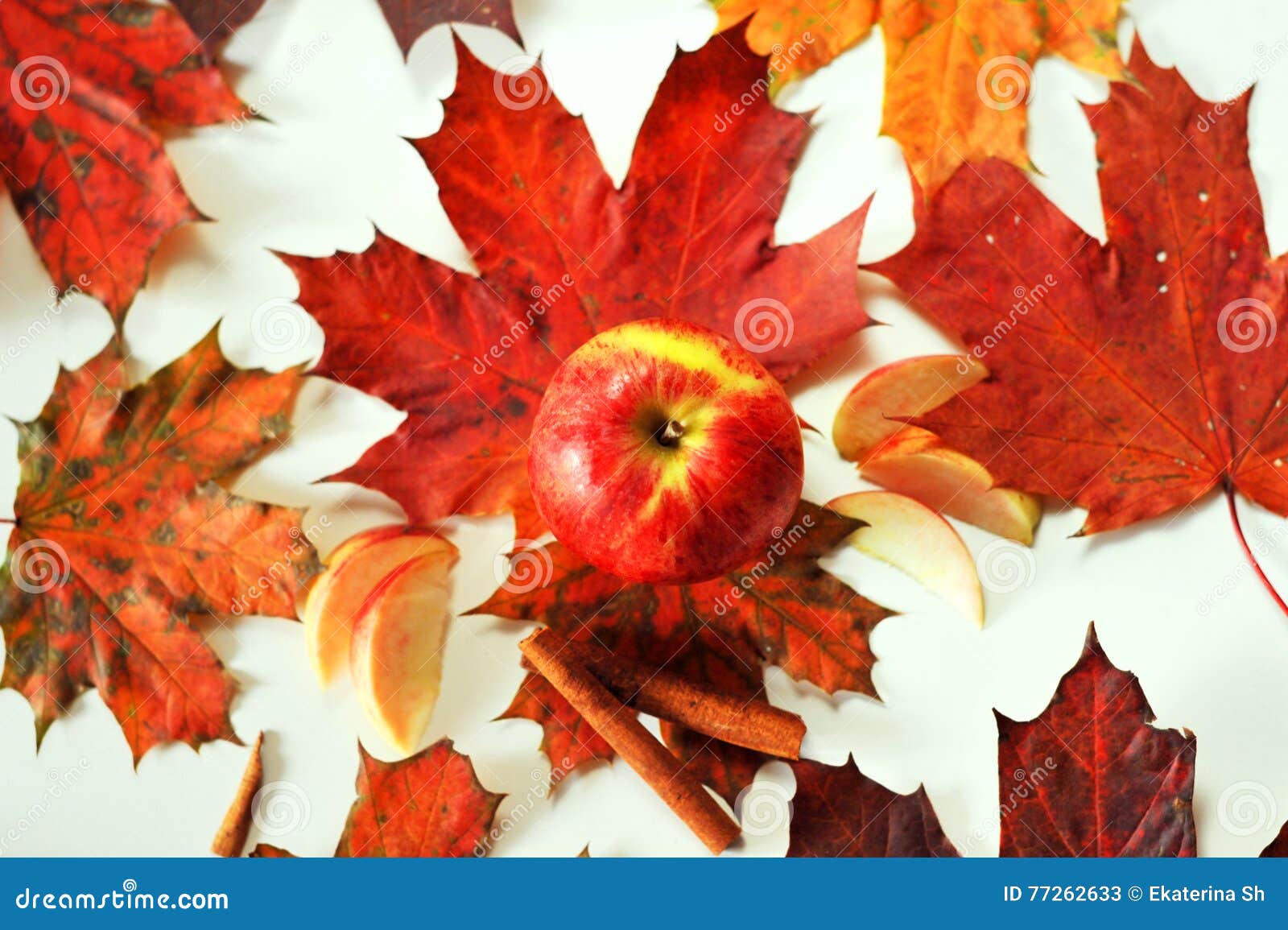 Apple maple cinnamon stock image. Image of still, composition - 77262633