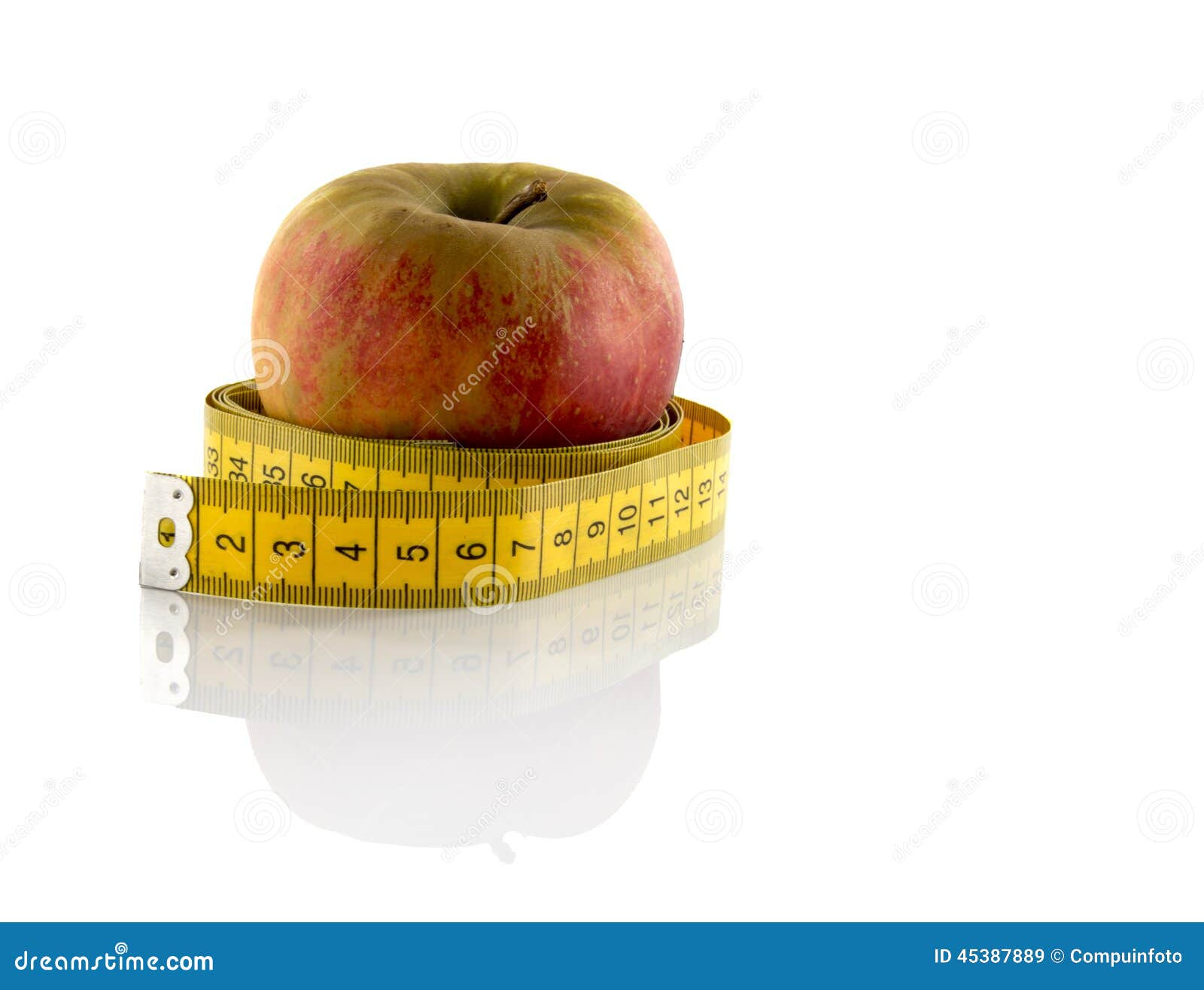 Apple measured the meter stock image. Image of white - 45387889
