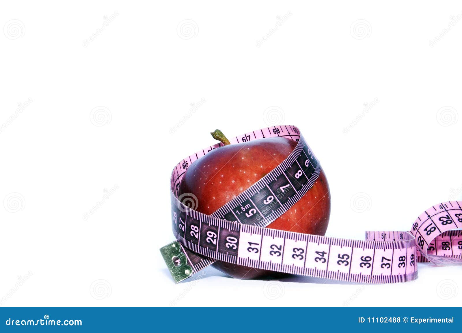 Apple And Measurement Tape Picture. Image: 11102488