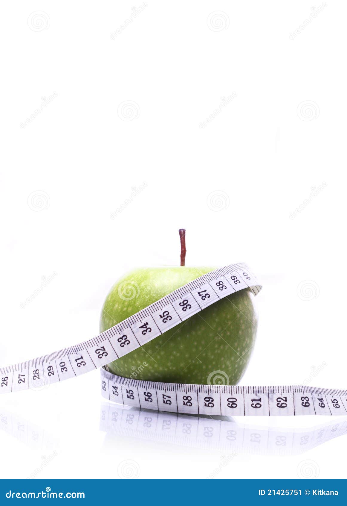 Apple with measuring tape stock image. Image of still - 21425751