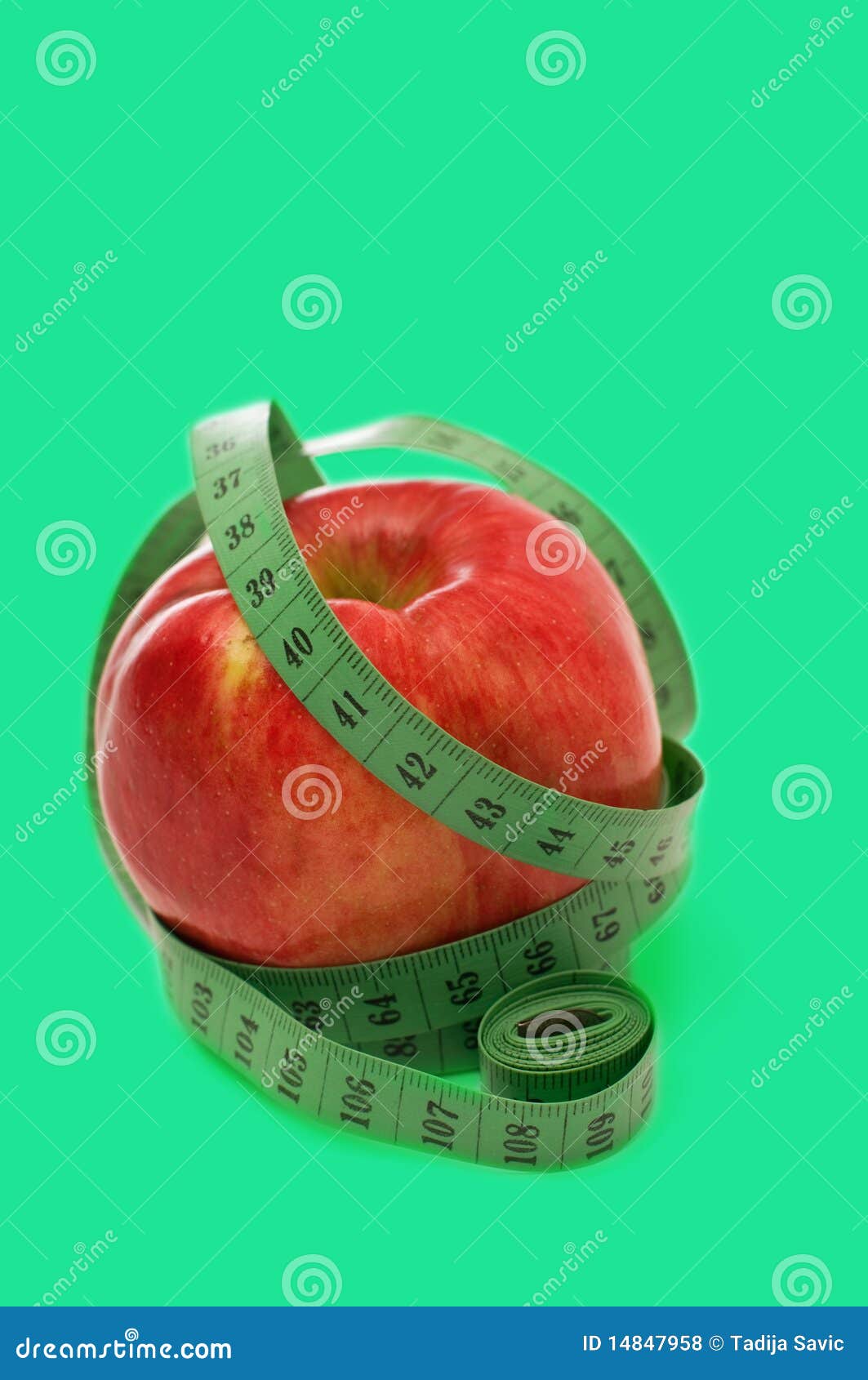 Apple and meter stock photo. Image of meter, care, close - 14847958