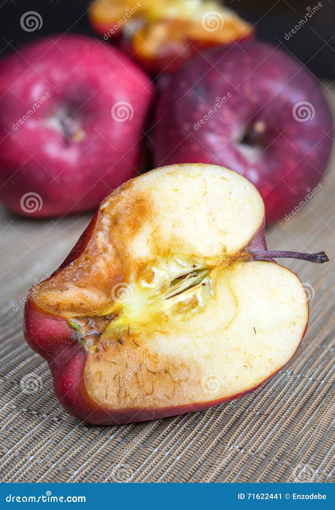 Apple with mold stock image. Image of musty, intoxication - 71622441