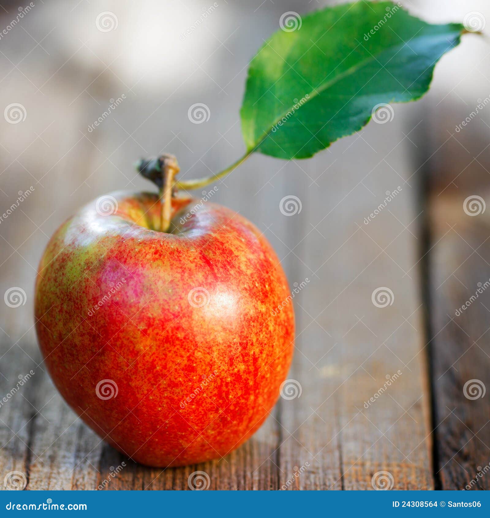 Apple na placa de madeira foto de stock. Imagem de madeira - 24308564