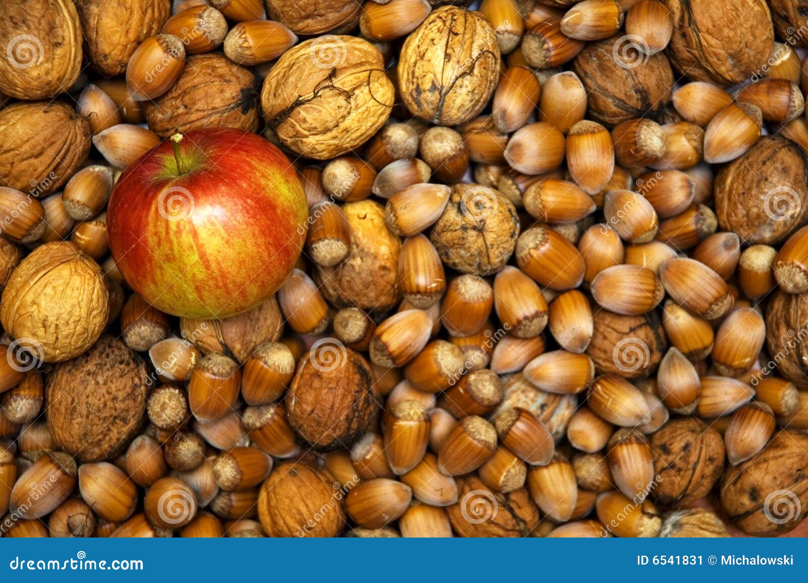 Apple And Nuts Picture. Image: 6541831